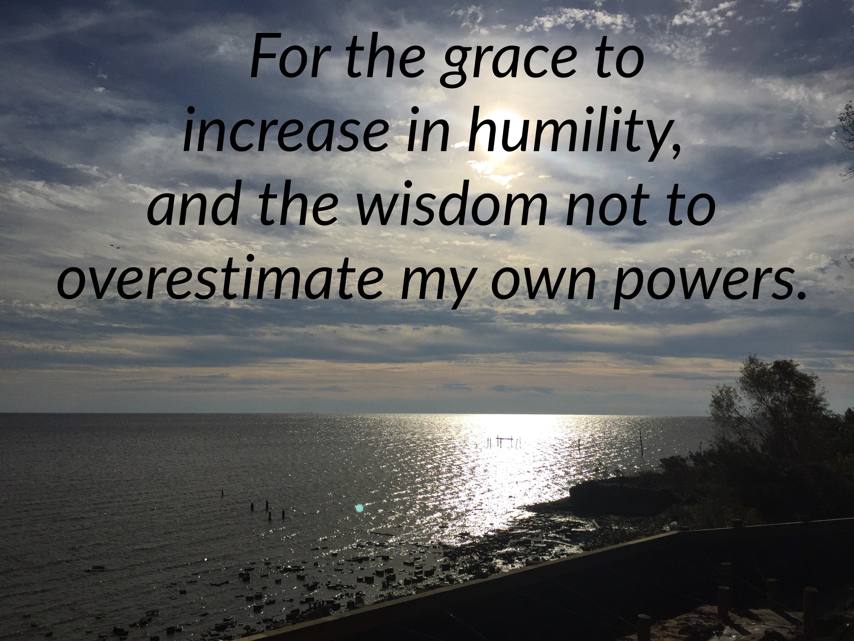A prayer for humility - Maria Morera Johnson
