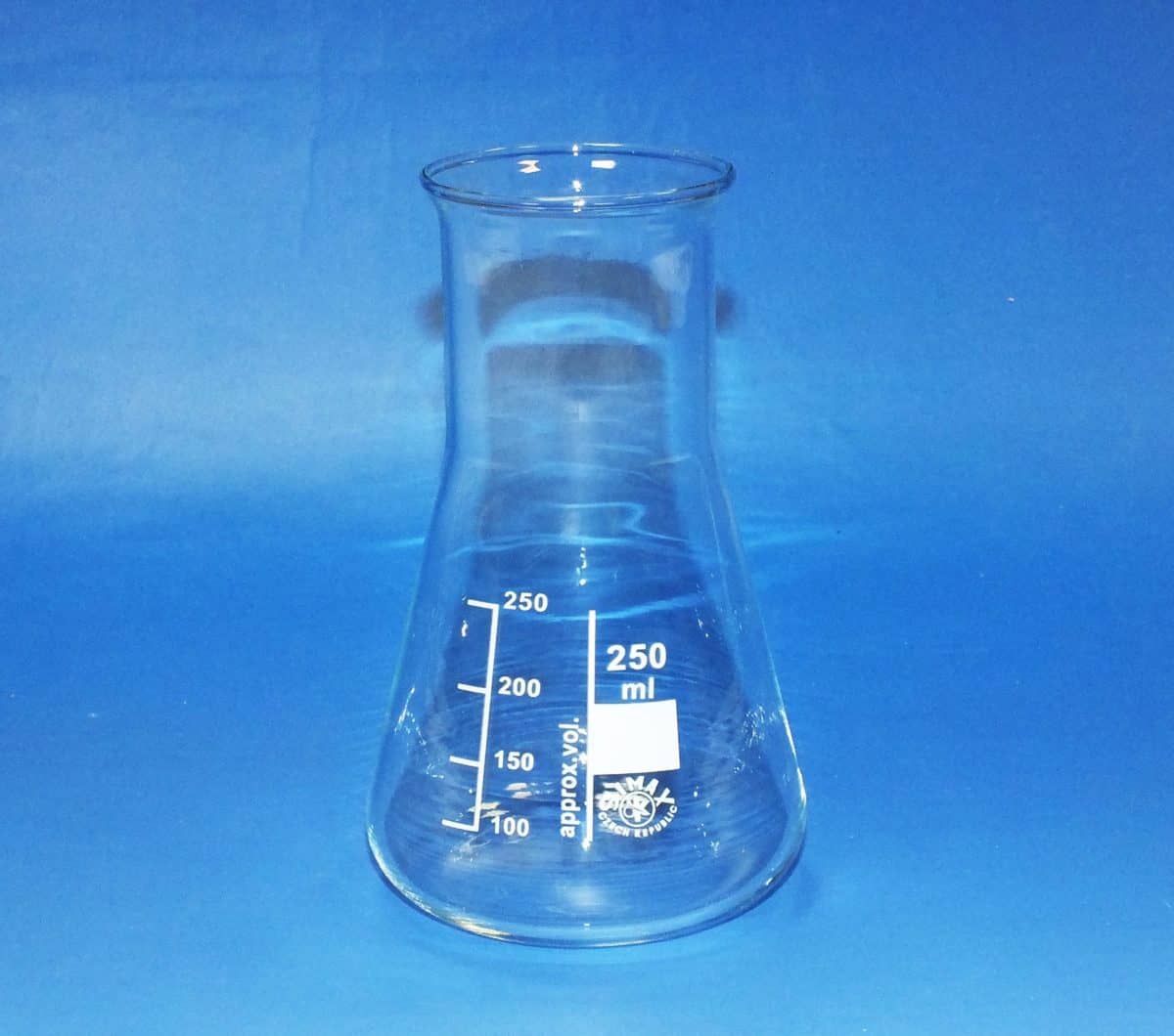 Pahar Erlenmeyer gat larg • MaterialeDidactice.ro