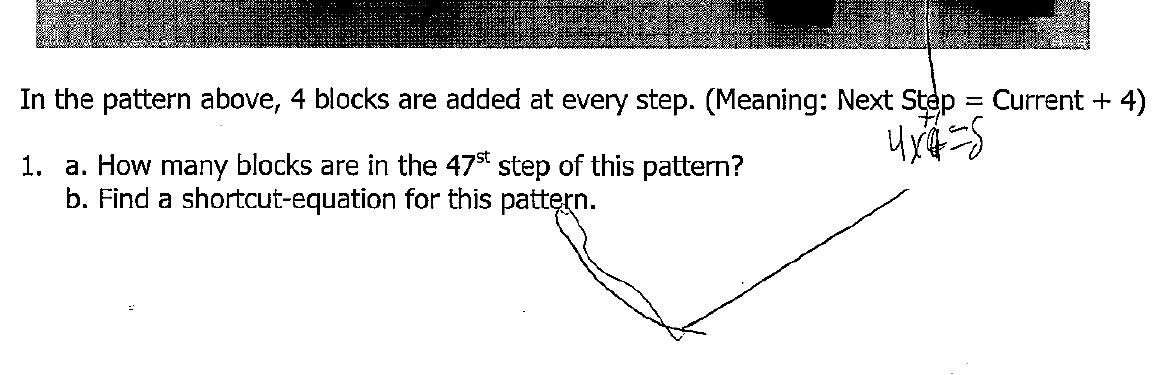 Visual Patterns – Math Mistakes