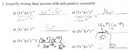 exponents – Math Mistakes