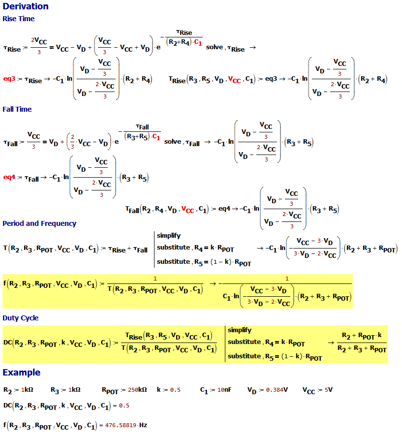 Analysis of 555-Based PWM Circuit | Math Encounters Blog