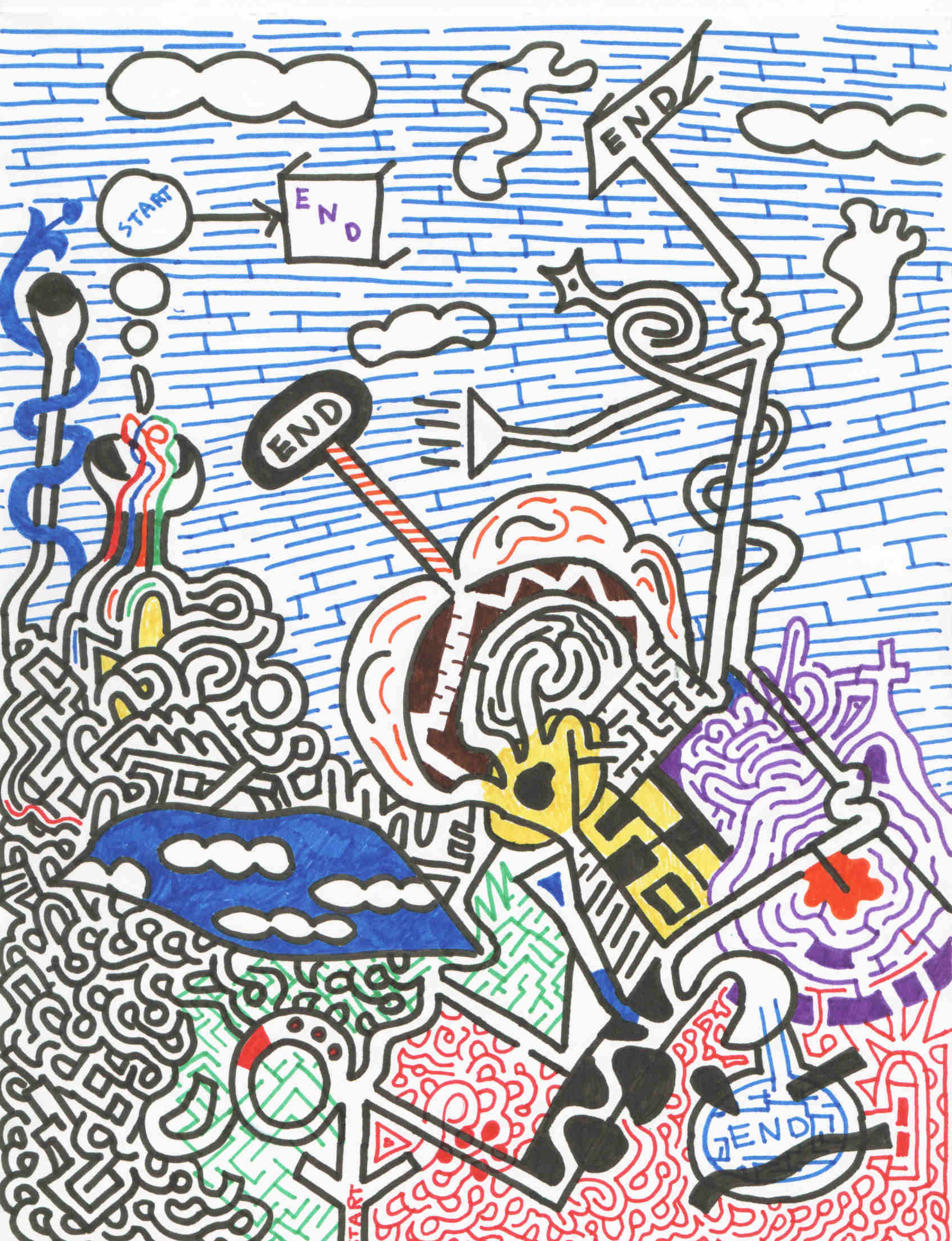 Zoomed Out View – Maze Structure