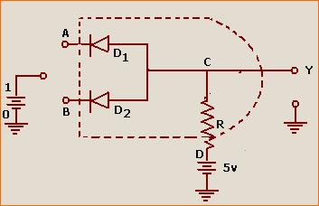 Nand Gate Circuit Diagram Using Diode