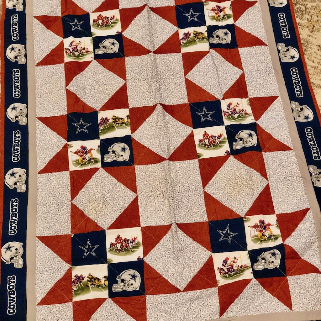 Quilt #2: Logan Cade - Me and Coach