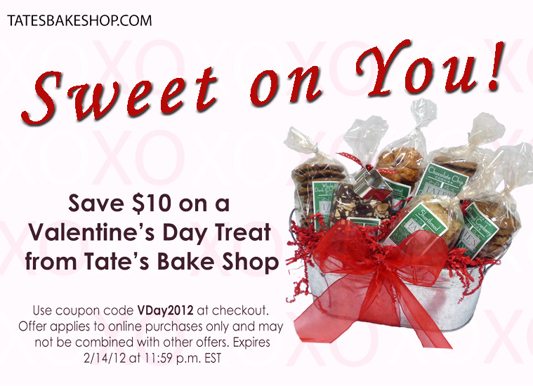 Tate’s Bake Shop Valentine’s Day Giveaway — Erin Cooks