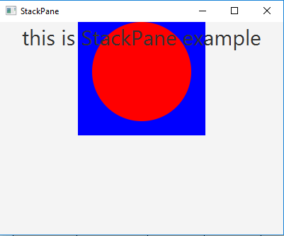 JavaFX | StackPane 类 | 码农参考