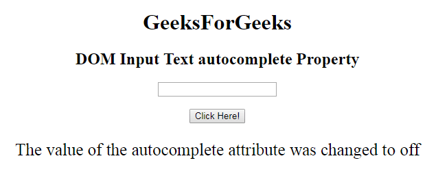 HTML | DOM 输入文本自动完成属性 | 码农参考