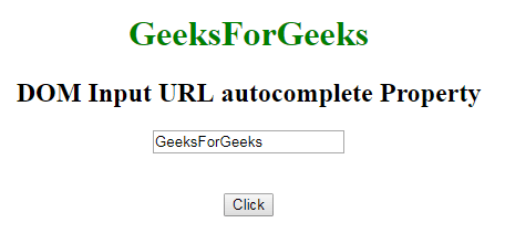 HTML | DOM 输入 URL 自动完成属性 | 码农参考
