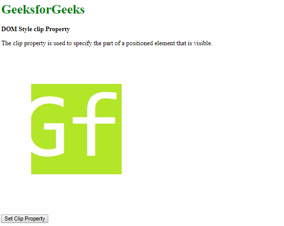 HTML | DOM Style 剪辑属性 | 码农参考