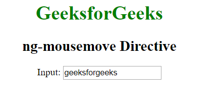 AngularJS | ng-mousemove 指令 | 码农参考