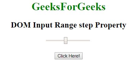 HTML | DOM Input Range step 属性 | 码农参考
