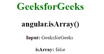 AngularJS | angular.isArray() 函数 | 码农参考