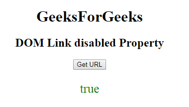 HTML | DOM Link disabled 属性 | 码农参考