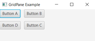 JavaFX |如何在 GridPane 的节点之间设置填充 | 码农参考