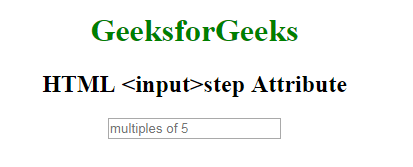HTML |步骤属性 | 码农参考