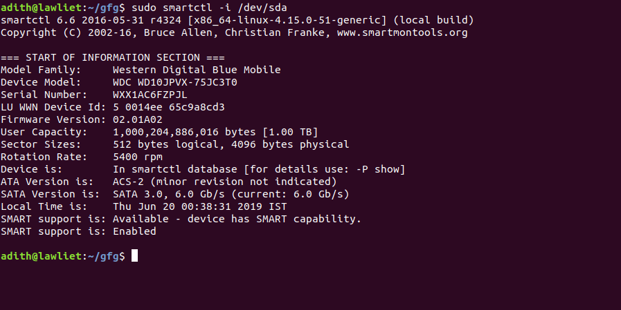 Python |使用 smartmontools 监控硬盘运行状况 | 码农参考
