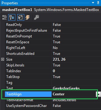 如何在 C# 中设置 MaskedTextBox 中文本的对齐方式？ | 码农参考