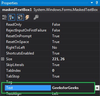 如何在 C# 中的 MaskedTextBox 中设置文本？ | 码农参考