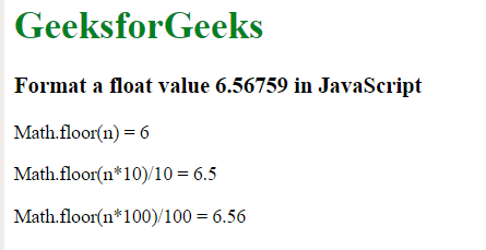 如何在 JavaScript 中格式化浮点数？ | 码农参考