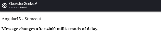 AngularJS 中的 $timeout 服务 | 码农参考