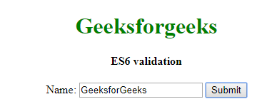 ES6 |验证 | 码农参考