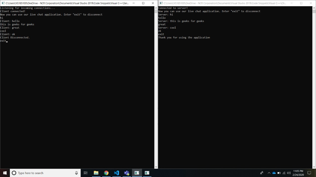 客户端和服务器之间使用 Win32 线程的两种方式通信 | 码农参考