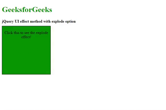 jQuery UI | effect() 方法 | 码农参考