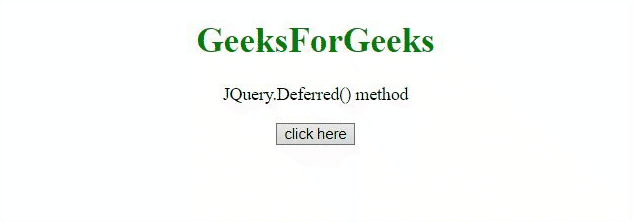 JQuery .Deferred() 方法 | 码农参考