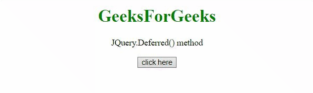 JQuery .Deferred() 方法 | 码农参考