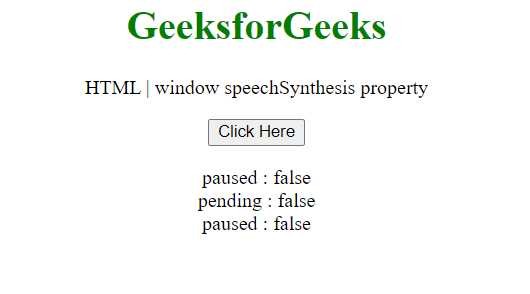 HTML DOM 窗口 SpeechSynthesis 属性 | 码农参考