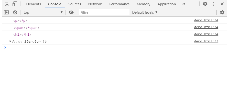 HTML DOM NodeList.values() 方法 | 码农参考
