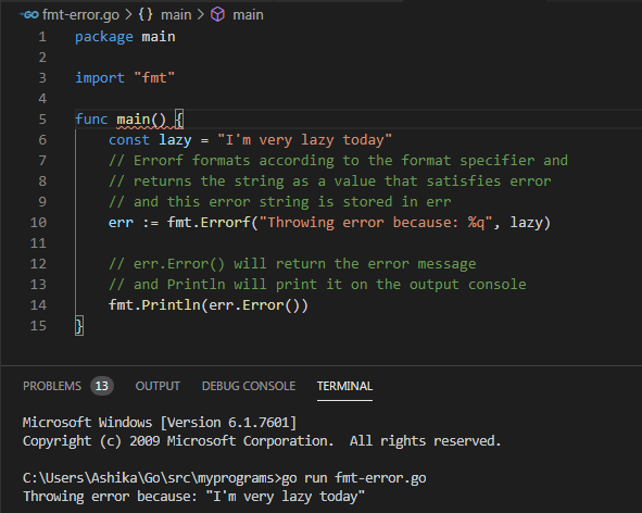 GoLang 中的 fmt 包 | 码农参考