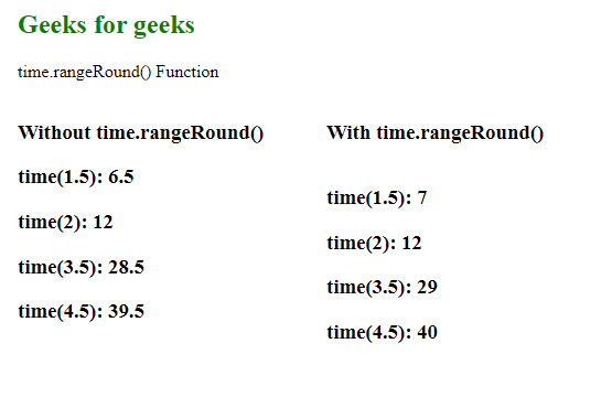 D3.js time.rangeRound() 函数 | 码农参考