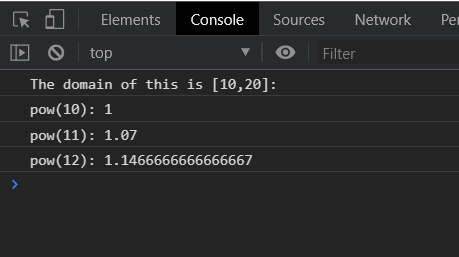 D3.js pow.domain() 函数 | 码农参考