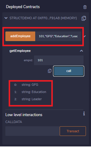 存储员工详细信息的智能合约 | 码农参考
