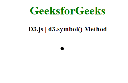 D3.js symbol() 方法 | 码农参考
