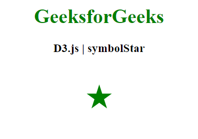 D3.js symbol星形符号 | 码农参考