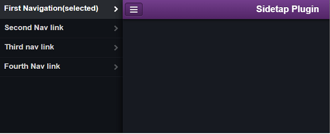 如何使用 Sidetap 插件设计移动侧导航？ | 码农参考