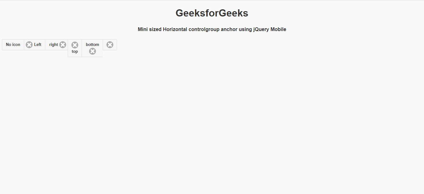 如何使用 jQuery Mobile 制作迷你尺寸的水平控件组？ | 码农参考