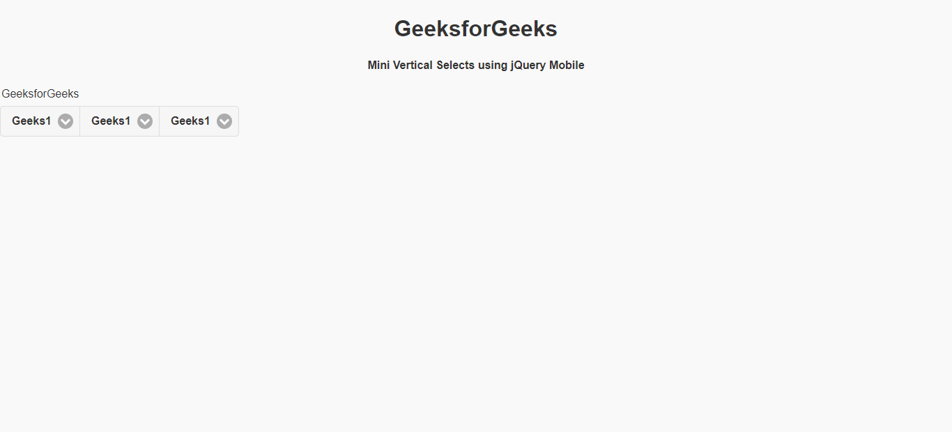 如何使用 jQuery Mobile 创建水平选择控件组？ | 码农参考