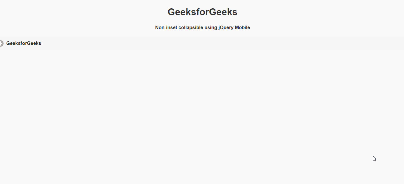 如何使用 jQuery Mobile 制作非插入式可折叠？ | 码农参考