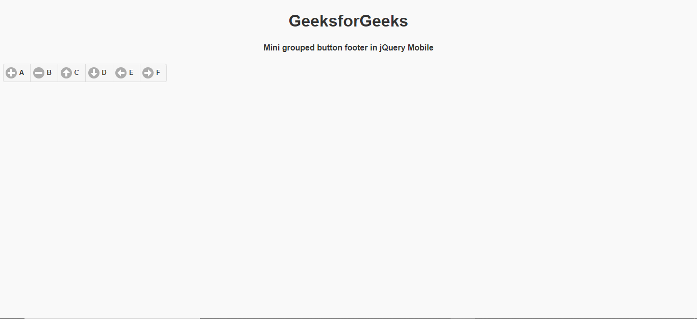 如何使用 jQuery Mobile 制作迷你尺寸的分组按钮页脚？ | 码农参考