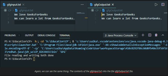 Java 程序从一个文件中读取内容并将其写入另一个文件 | 码农参考
