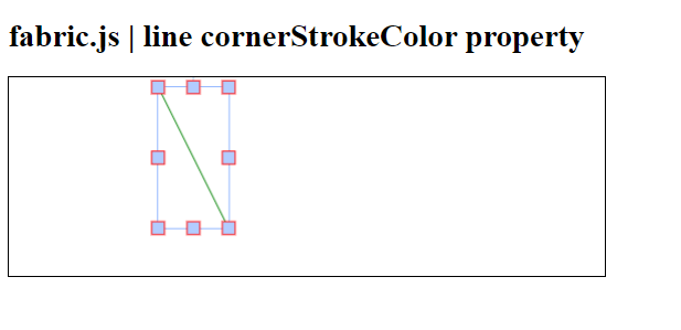 Fabric.js 线条cornerStrokeColor 属性 | 码农参考