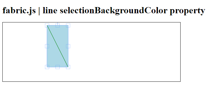 Fabric.js 行 selectionBackgroundColor 属性 | 码农参考