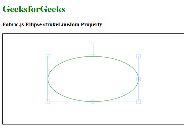 Fabric.js 椭圆 strokeLineJoin 属性 | 码农参考