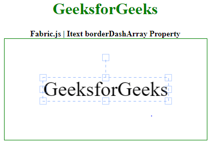 Fabric.js Itext borderDashArray 属性 | 码农参考
