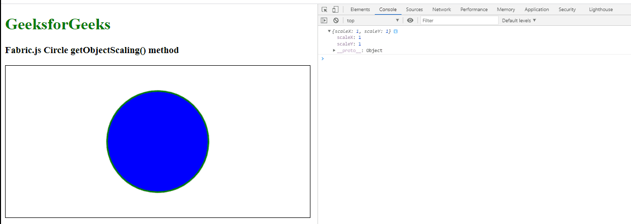 Fabric.js Circle getObjectScaling() 方法 | 码农参考