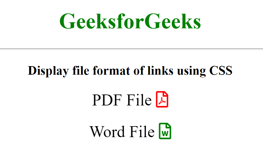 如何使用 CSS 显示链接的文件格式？ | 码农参考