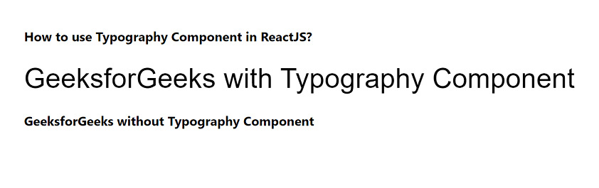 如何在 ReactJS 中使用排版组件？ | 码农参考